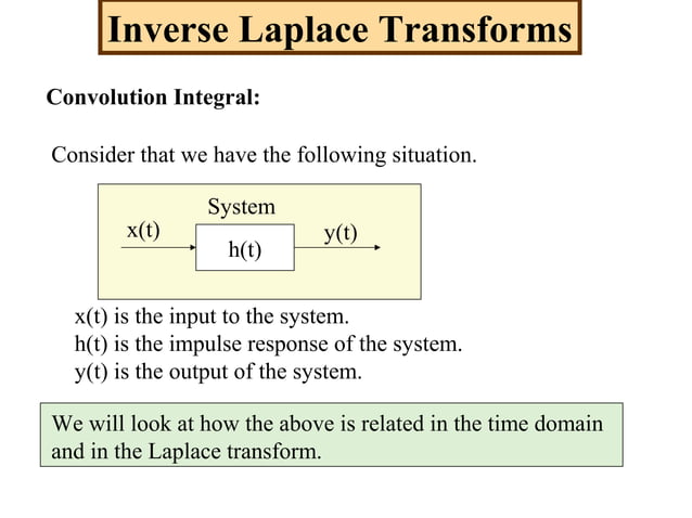 Inverse laplace transforms | PPT | Web Development | Internet