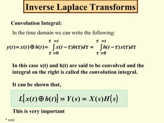 Inverse laplace transforms | PPT
