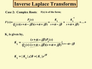 Inverse laplace transforms | PPT