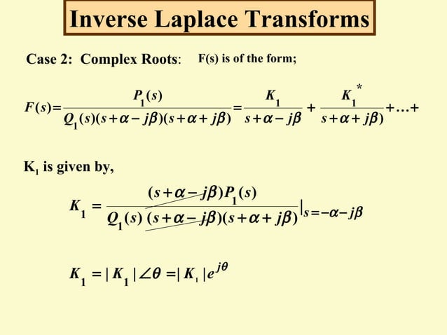 Inverse laplace transforms | PPT | Web Development | Internet