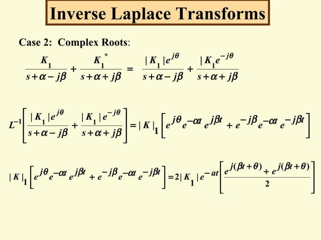 Inverse laplace transforms | PPT | Web Development | Internet