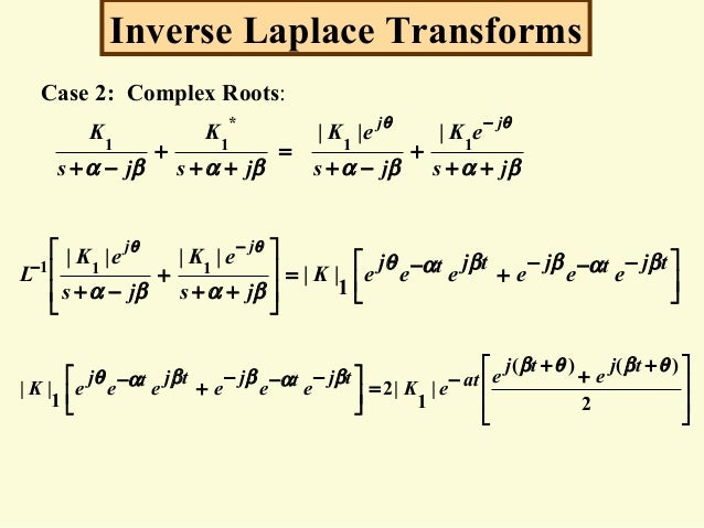 Inverse laplace transforms