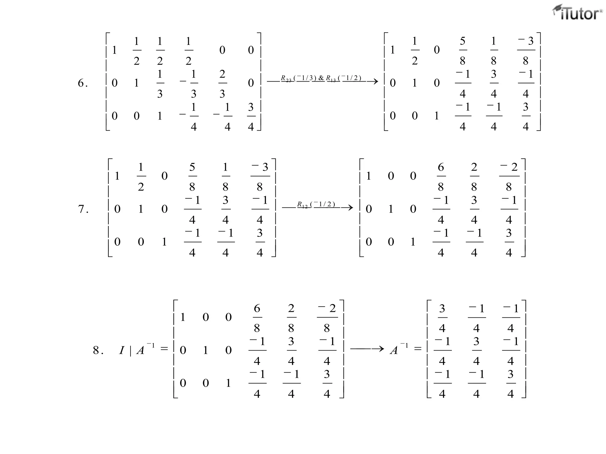 Inverse Matrix & Determinants | PPTX