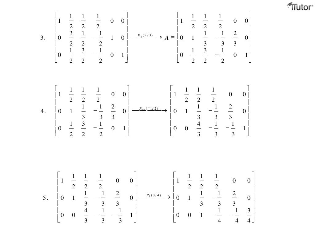 Inverse Matrix & Determinants