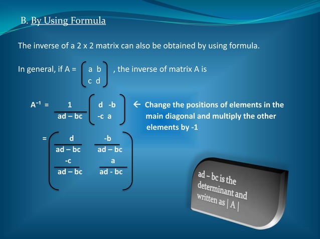 Inverse matrix pptx | PPT
