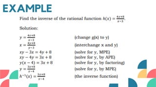 INVERSE OF ONE-TO-ONE FUNCTIONS (that will help you) | PPT