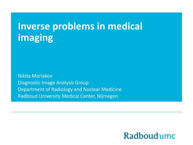 Inverse Problems In Medical Imaging Ppt 