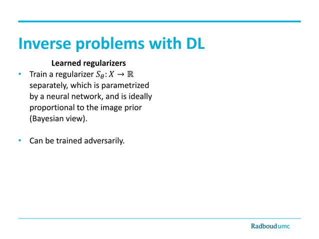 Inverse problems in medical imaging | PPTX