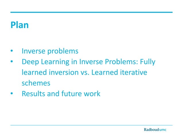 Inverse problems in medical imaging | PPT
