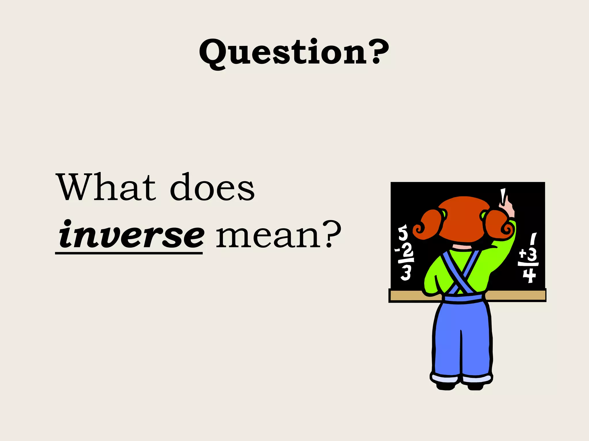 Inverse relationship between addition & subtraction | PPTX