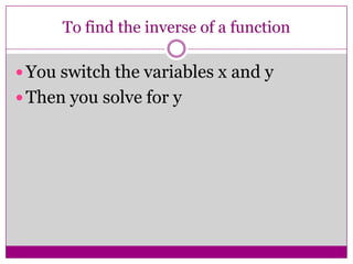 Inverses | PPT