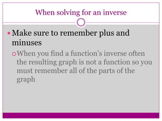 Inverses | PPTX