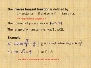 Inverse trignometry | PPT