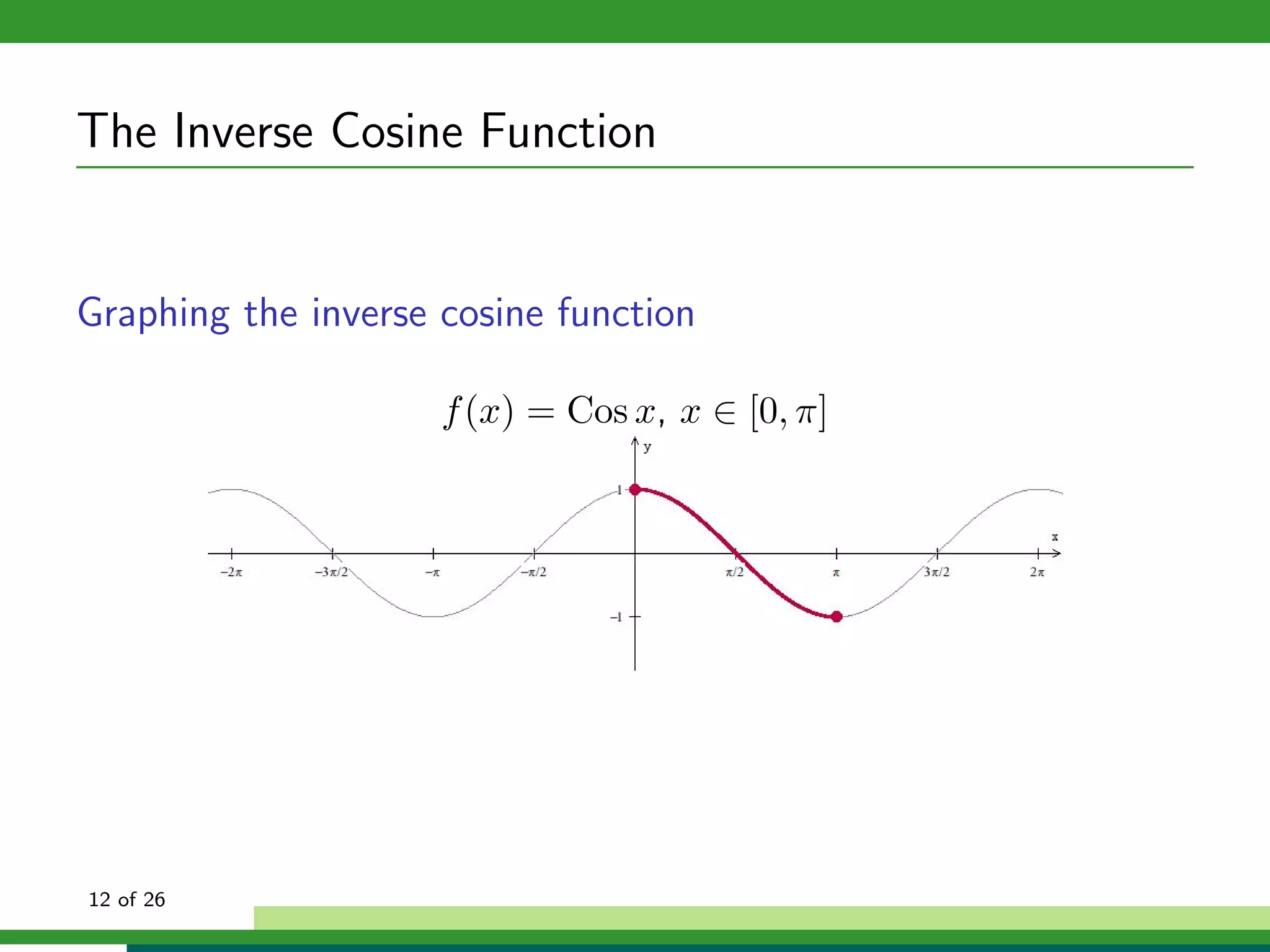 Inverse Trigonometric Functions Pdf Physics Science