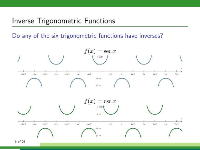 Inverse trigonometric functions | PDF | Physics | Science