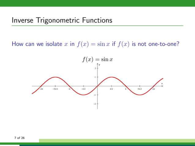 Inverse trigonometric functions | PDF | Physics | Science