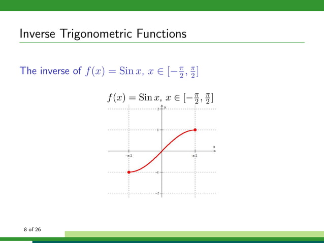 Inverse trigonometric functions | PDF | Physics | Science
