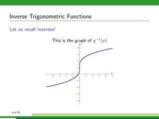 Inverse trigonometric functions | PPT