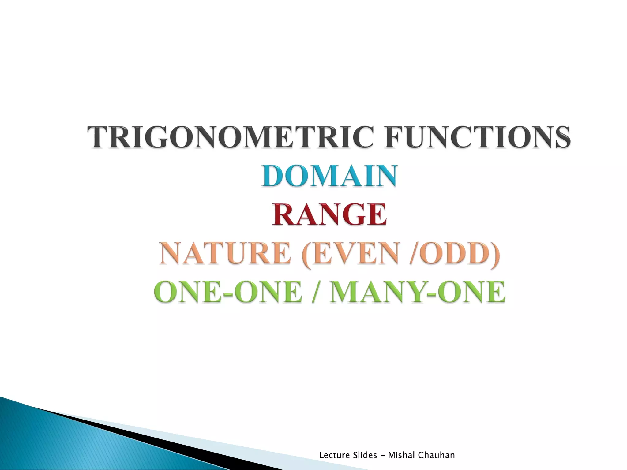 Inverse Trigonometric Functions Class Xii Module 1 Pdf Physics Science