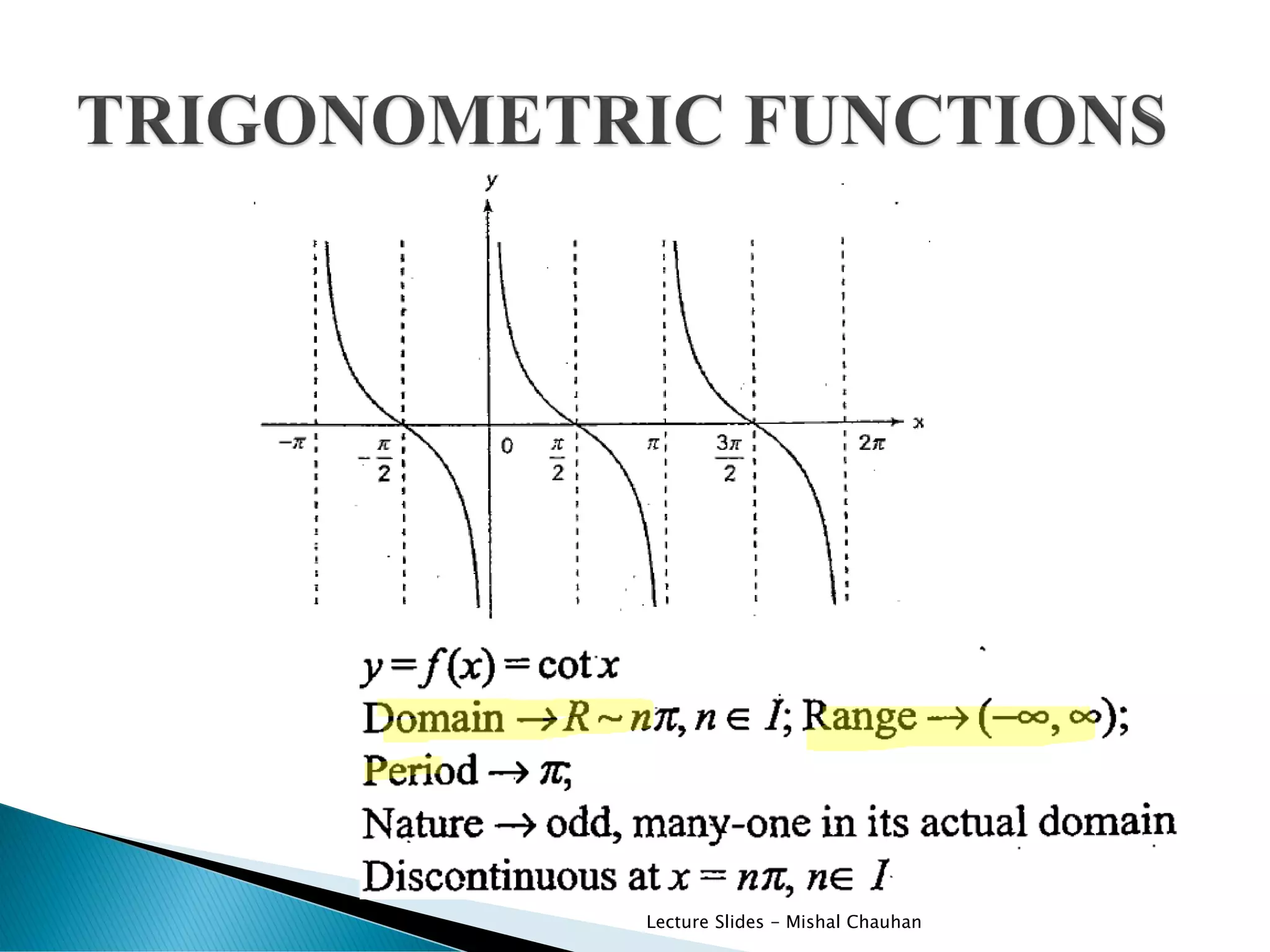 Inverse Trigonometric Functions Class Xii Module 1 Pdf Physics