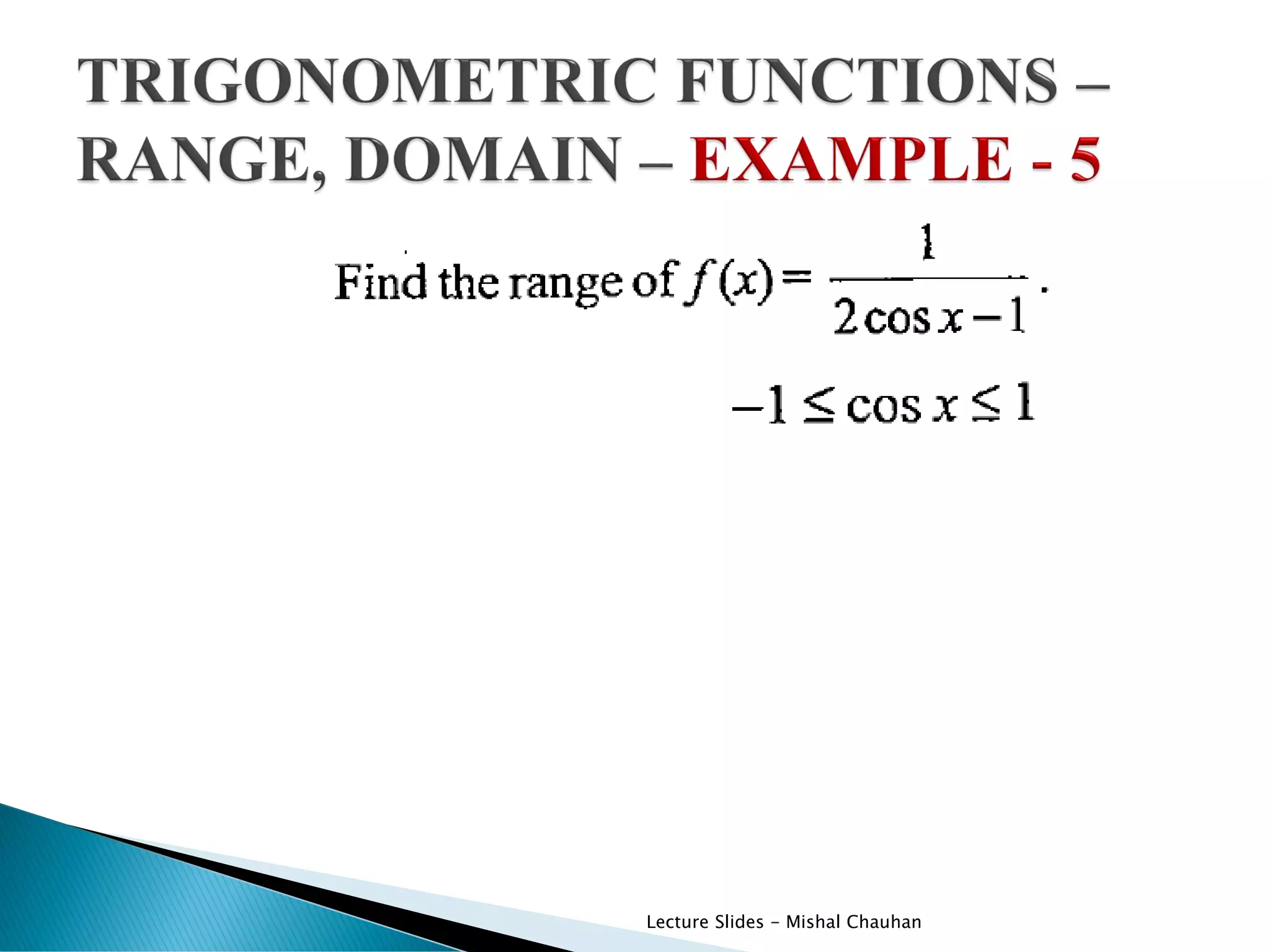 INVERSE TRIGONOMETRIC FUNCTIONS - CLASS XII MODULE 1 | PDF