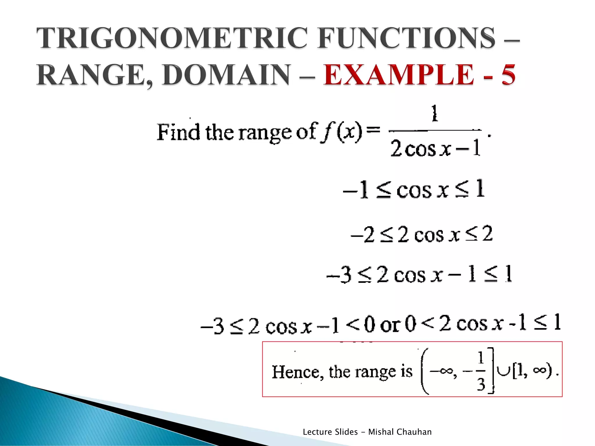 INVERSE TRIGONOMETRIC FUNCTIONS - CLASS XII MODULE 1 | PDF | Physics | Science