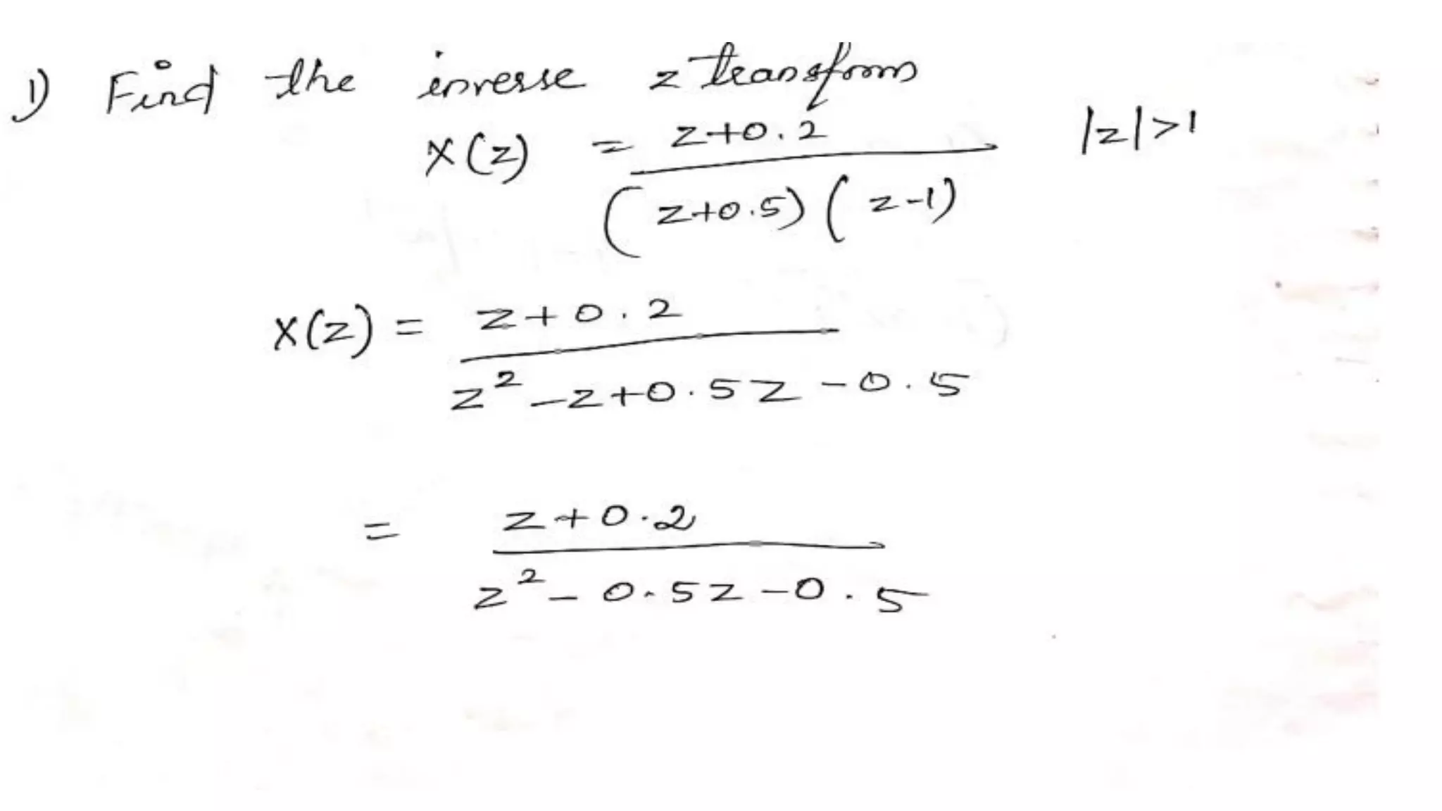 Inverse z tranform day 3 | PPT