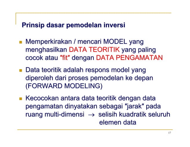 INVERSI GEOFISIKA (geophysical inversion) Dr. Hendra Grandis.pdf