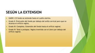 Inversión uterina pos parto | PPTX