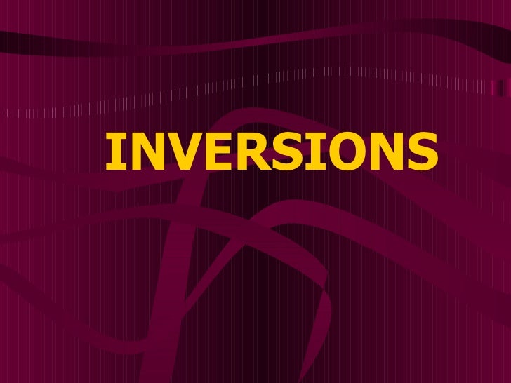 Inversion