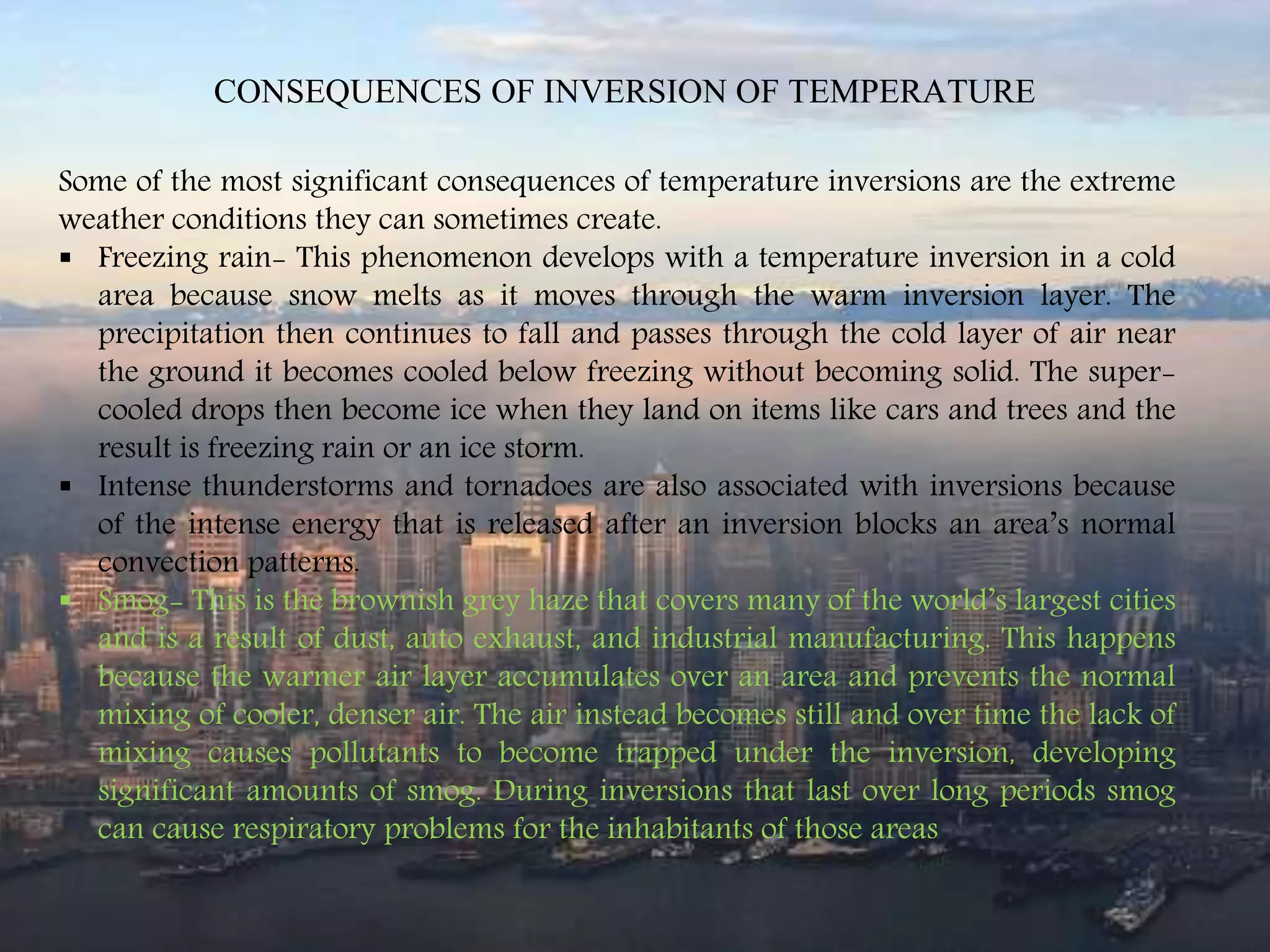 Inversion Of Temprature | PPTX