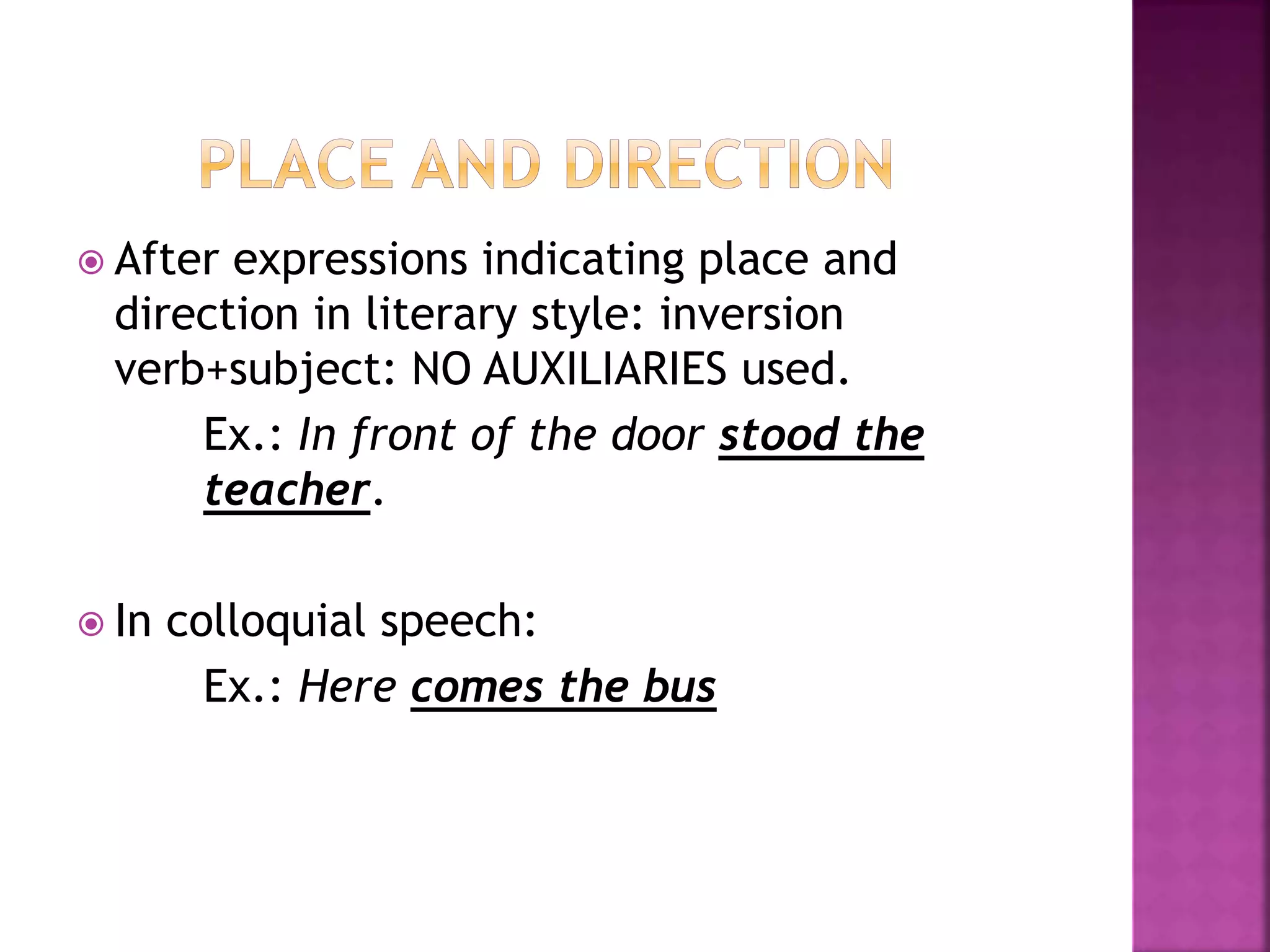 Inversion: level C2 | PPTX
