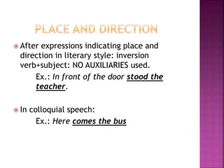 Inversion: level C2 | PPTX