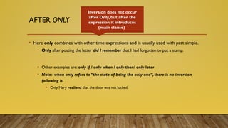 Inversion - Inverted Structures - English | PPT