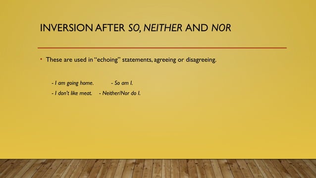 Inversion - Inverted Structures - English | PPT