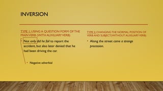 Inversion - Inverted Structures - English | PPT