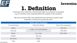 Inversion academic project | PPT