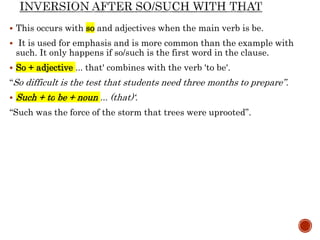 inversion slideshow for grade 9 students.ppt