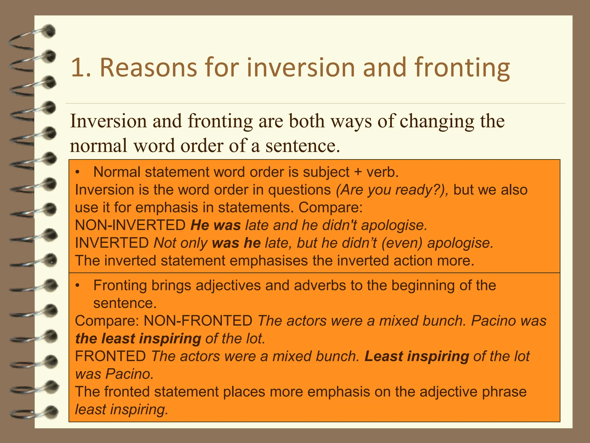 Inversion & Fronting in English grammar.pdf