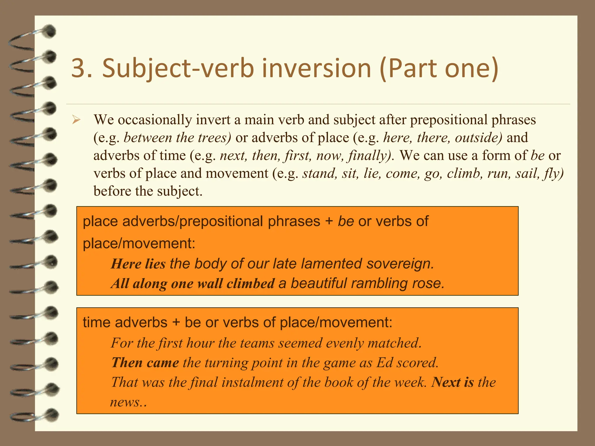Inversion & Fronting in English grammar.pdf | Personal Taxes | Personal ...