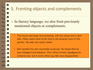 Inversion & Fronting in English grammar.pdf | Personal Taxes | Personal ...