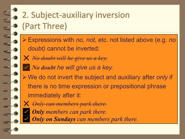 Inversion & Fronting in English grammar.pdf | Personal Taxes | Personal ...