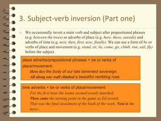 Inversion & Fronting in English grammar.pdf | Personal Taxes | Personal ...
