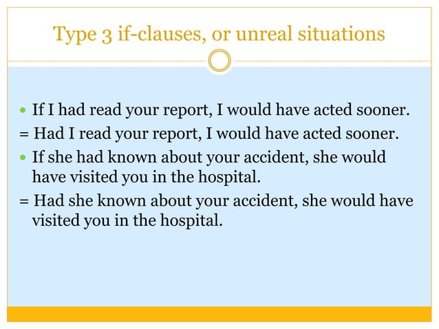Inversion in conditional sentences | PPTX