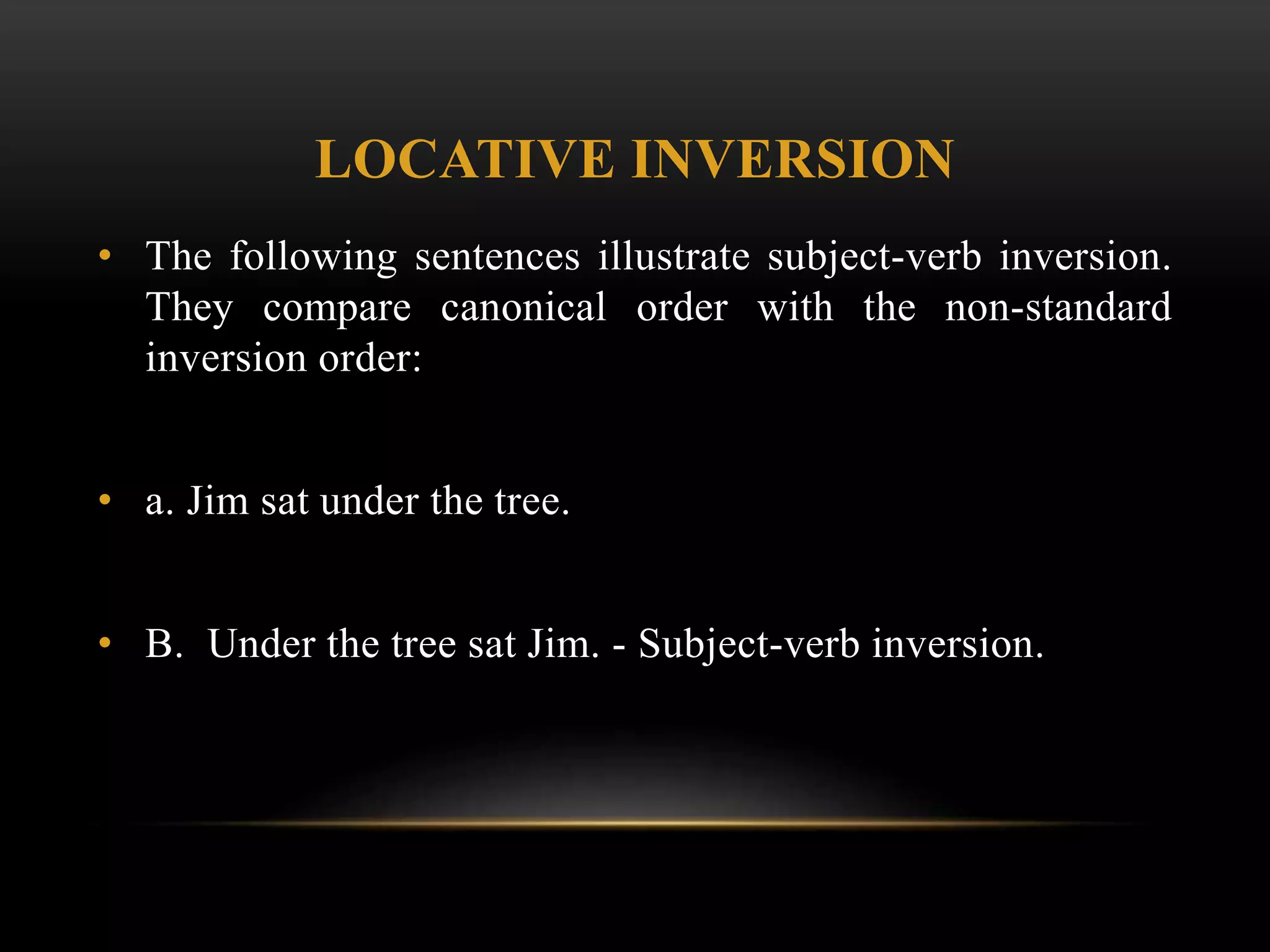 Inversion in english | PPTX