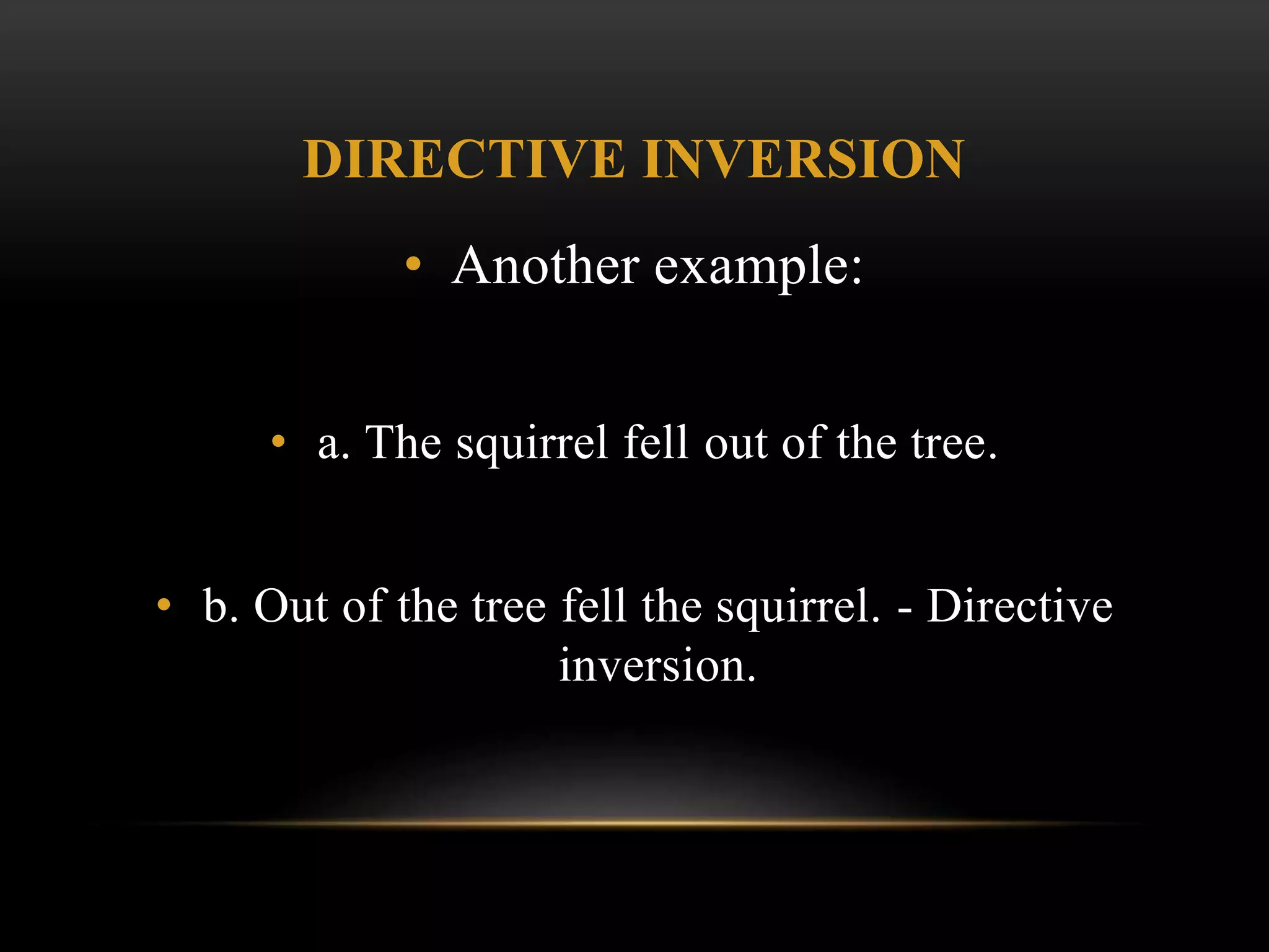 Inversion in english | PPTX