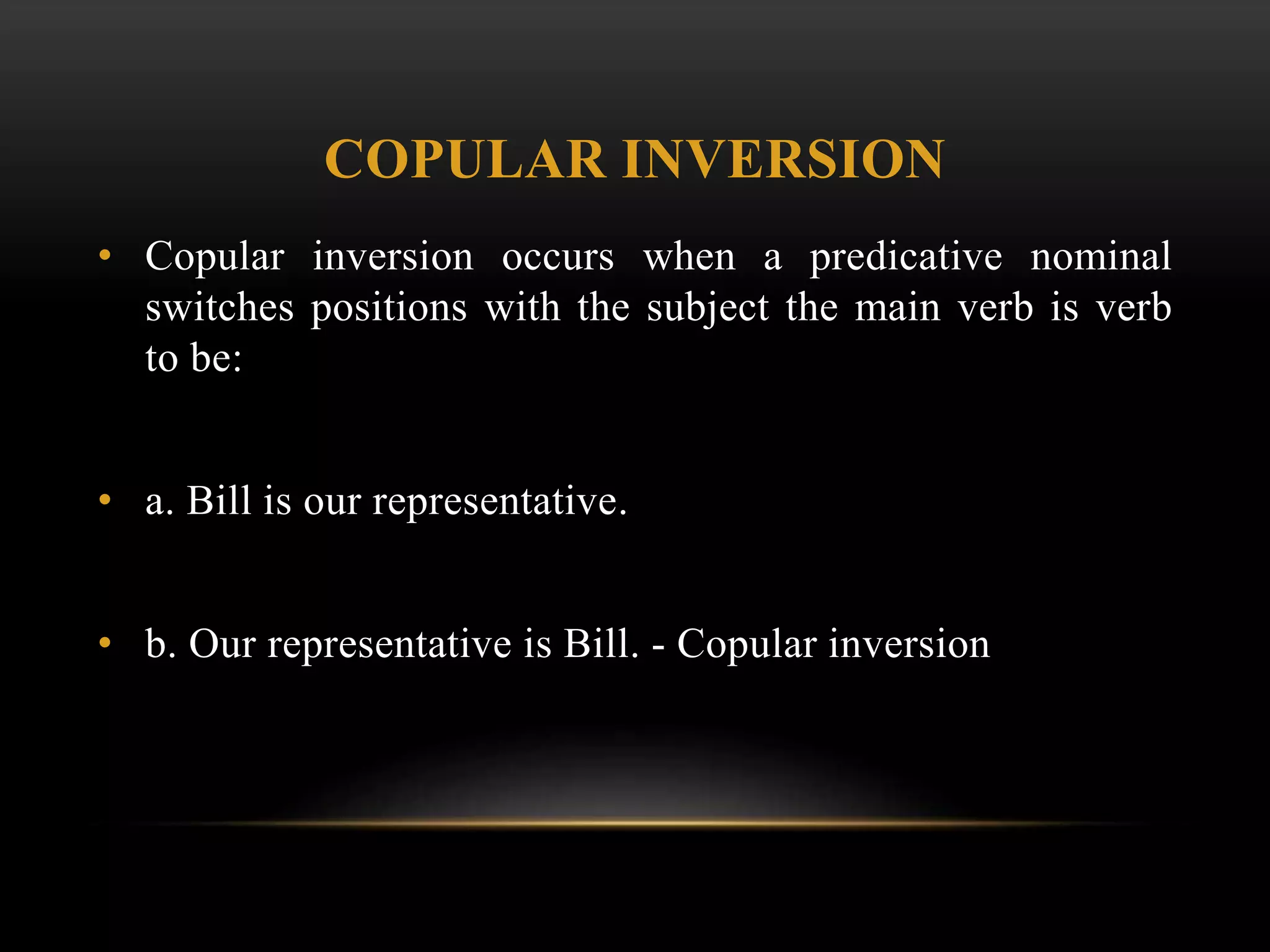 Inversion in english | PPTX