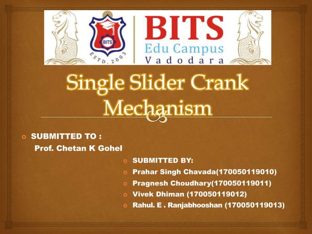 Inversion of kinematic chain | PPTX | Physics | Science