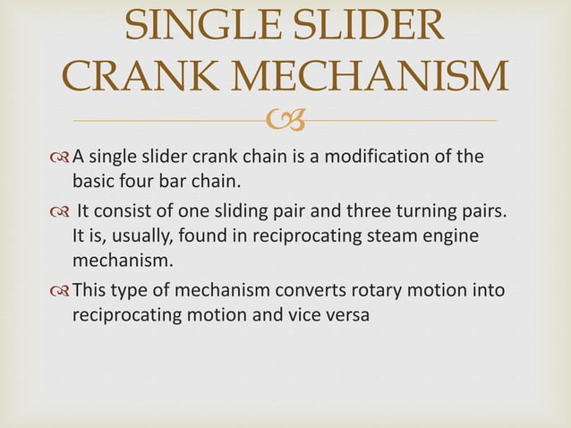Inversion of kinematic chain | PPTX | Physics | Science