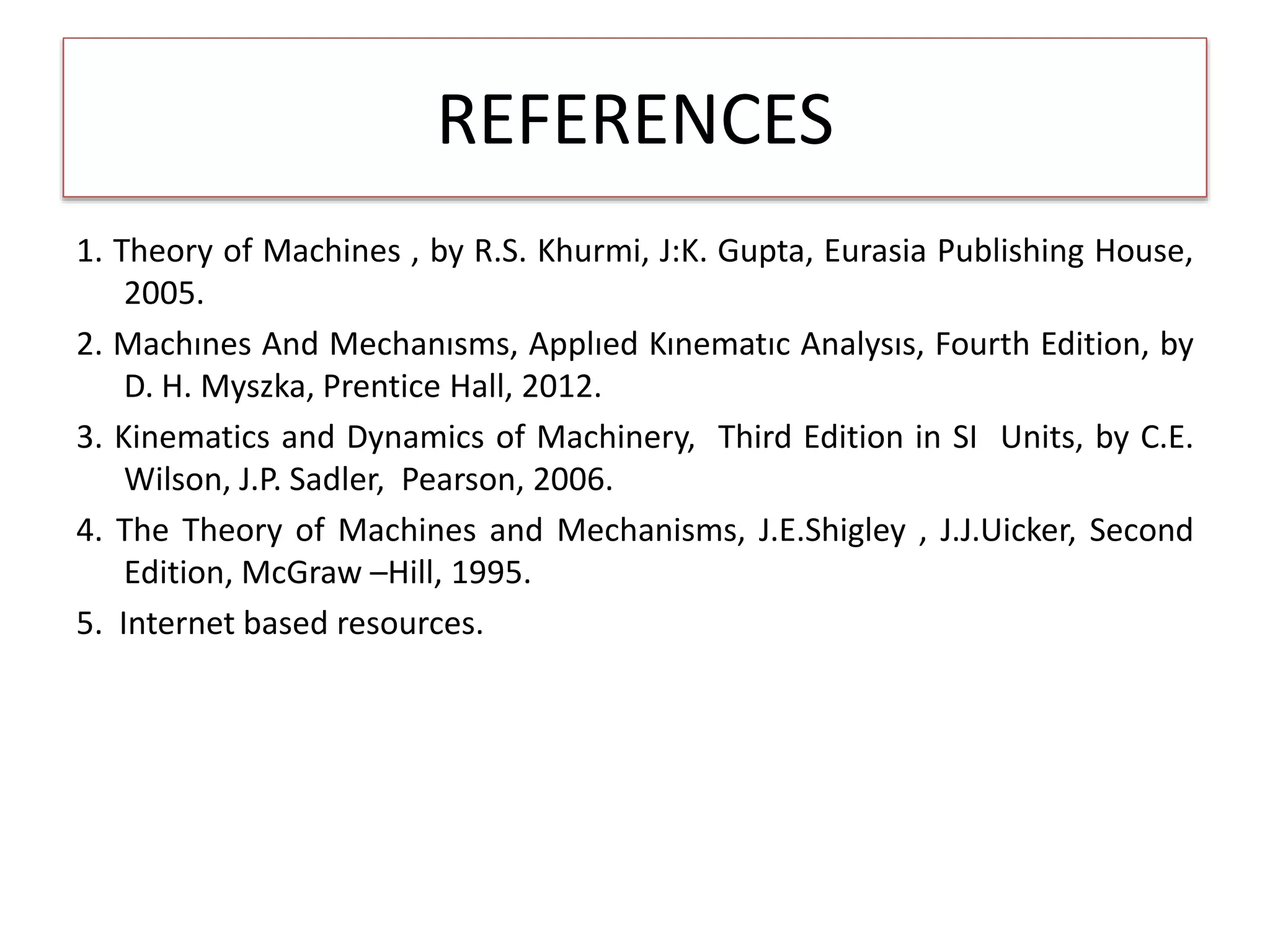Inversion of mechanisms | PPTX